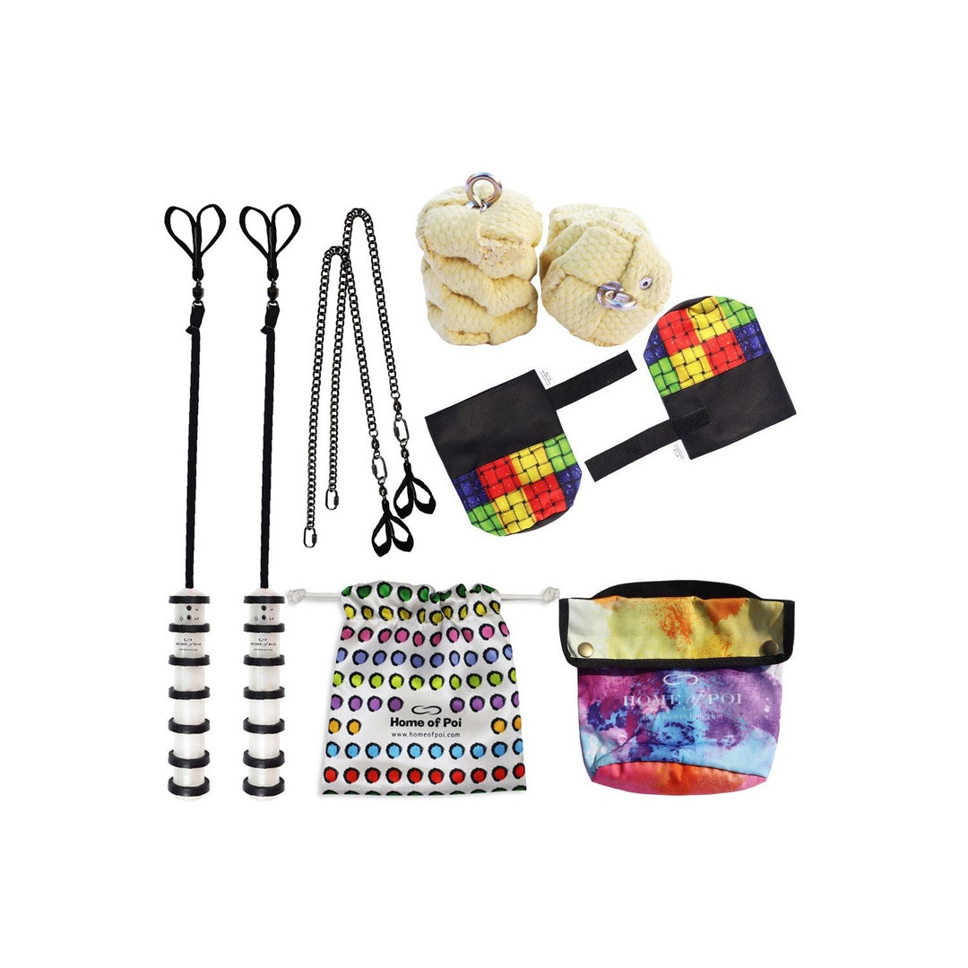 Set of Ninja LED and Twista Fire Poi - Etsy