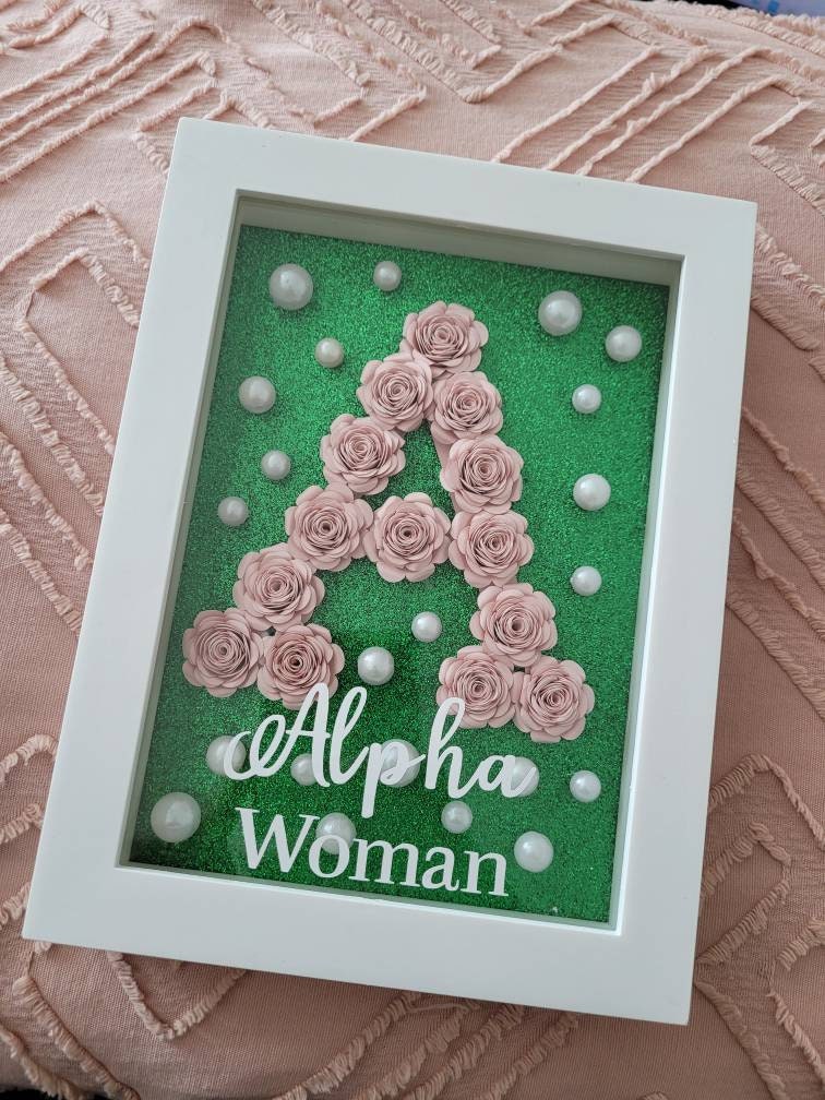 5x7 Alpha Woman Shadow Box - Etsy