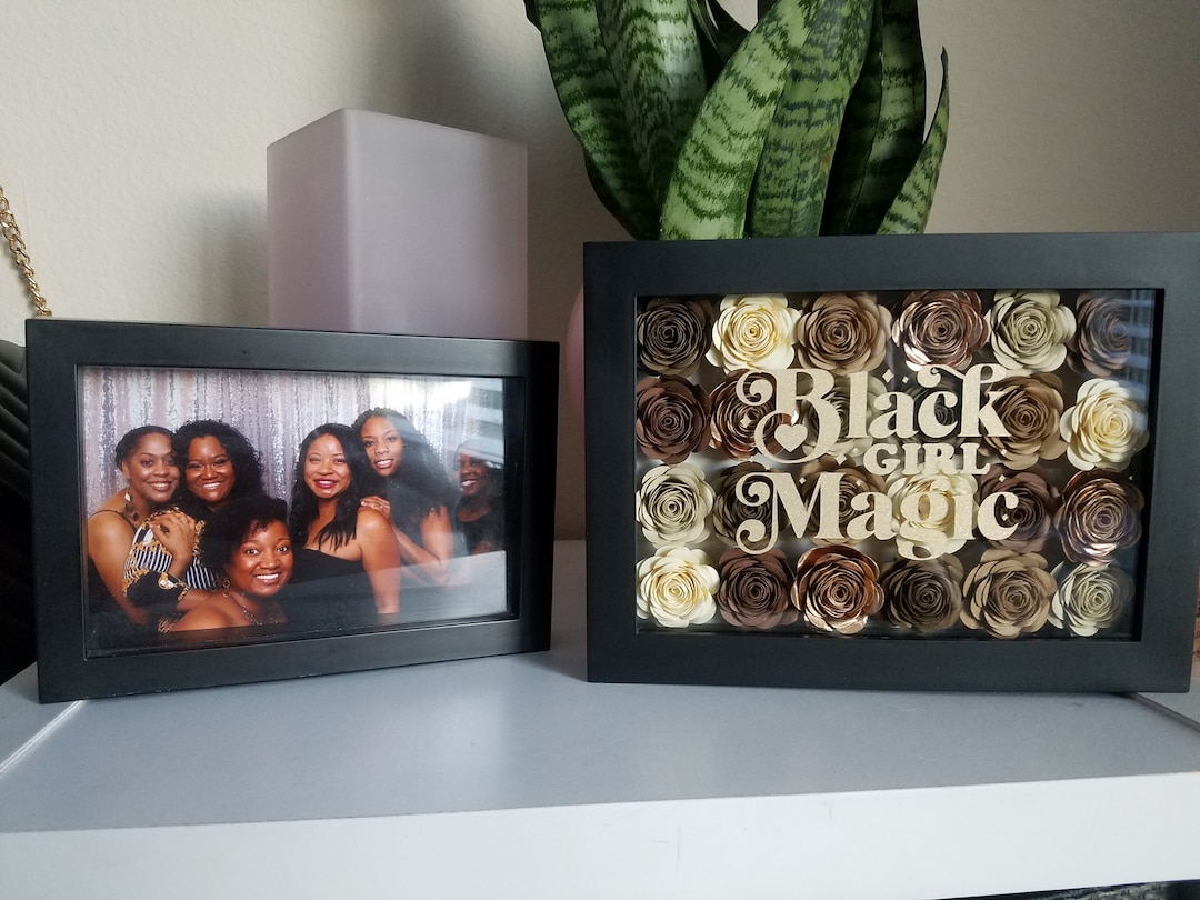 5x7 Black Girl Magic Shadow Box - Etsy