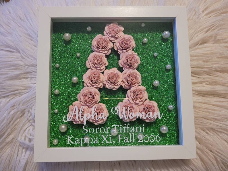 8x8 Alpha Woman Shadow Box - Etsy