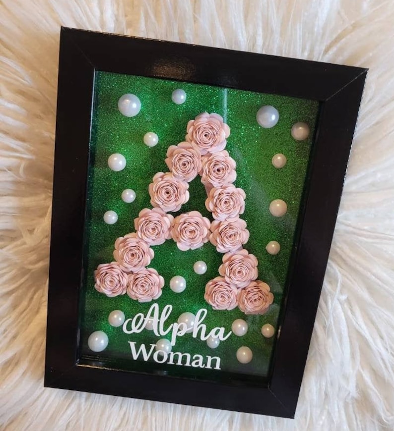 5x7 Alpha Woman Shadow Box - Etsy