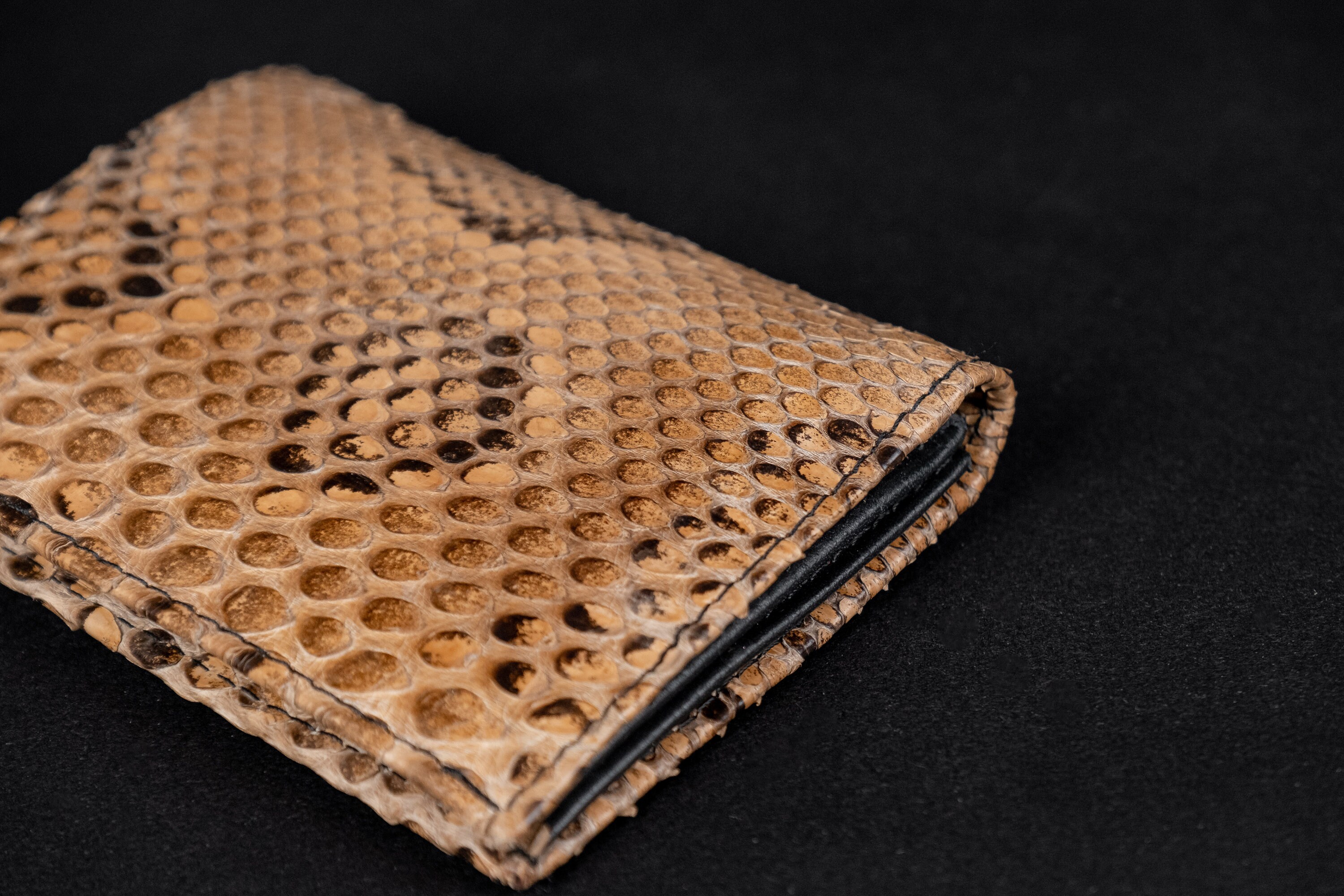 Handmade Python Skin Leather Wallet: Trifold or Bifold - Etsy