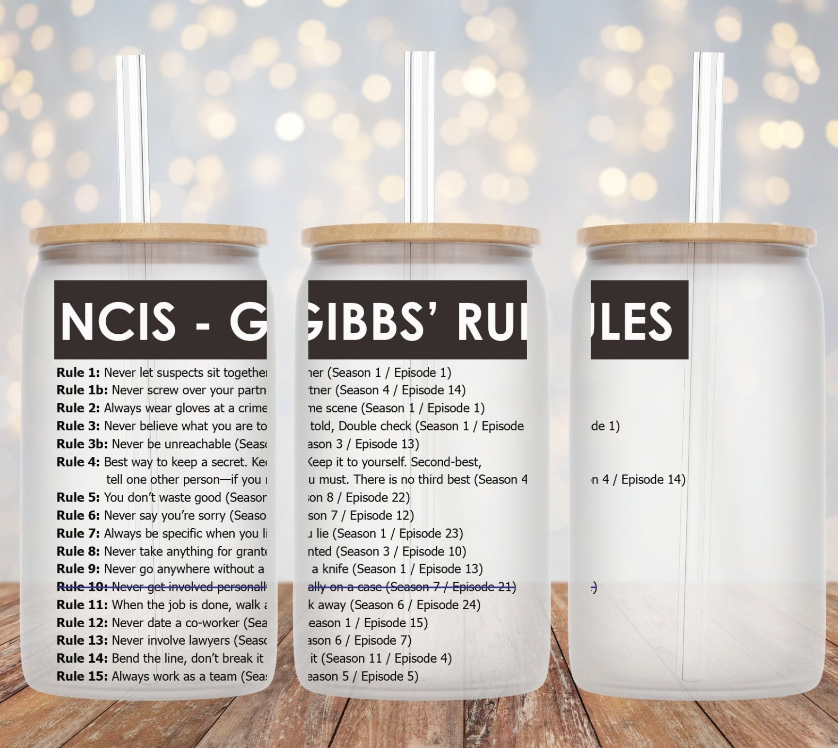 NCIS, NCIS Cup, Gibbs' Rules, Naval Criminal Investigative Service ...