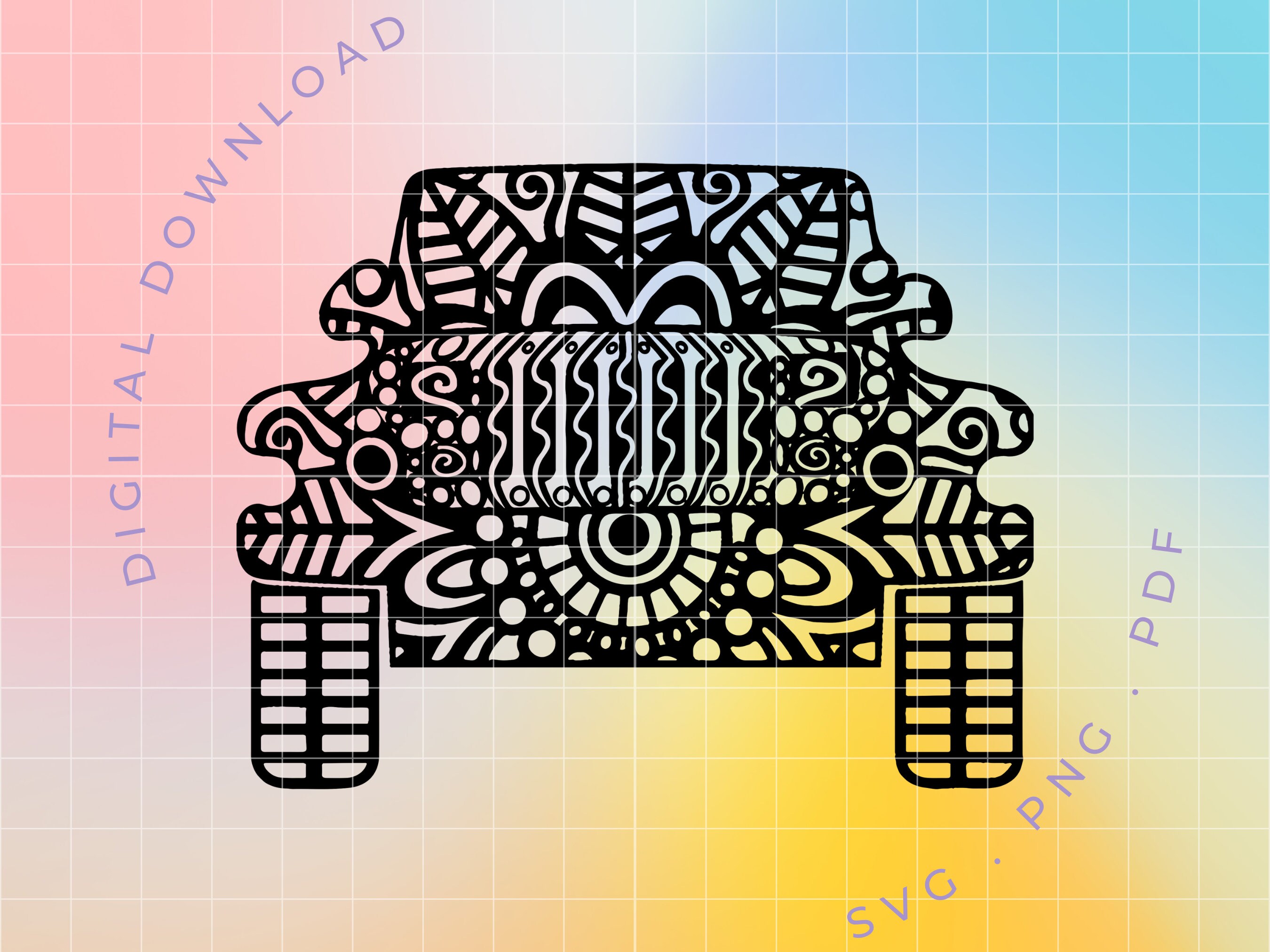 Off-road Vehicle Digital Cut File SVG - Etsy