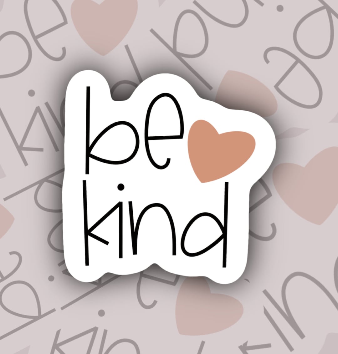 Be Kind Sticker, Be Kind Decal, Be Kind Sticker for Water Bottle, Be ...