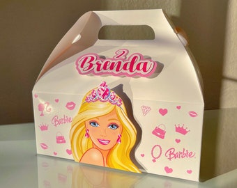 Barbie Party Favor Box - Etsy