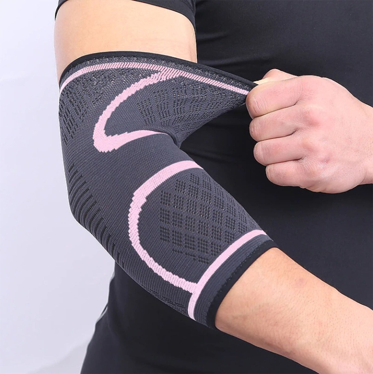 Elbow Brace 1pcs Elbow Support Elastic Pad Gym Sport Elbow Etsy