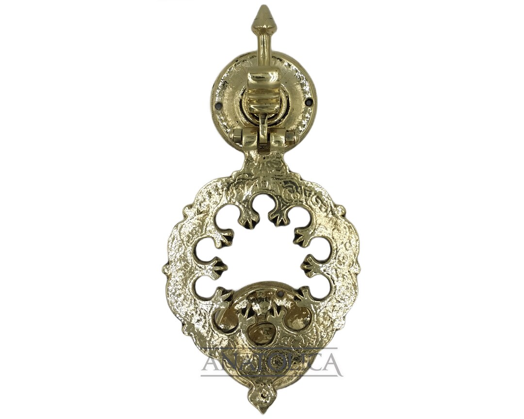Anatolica Ottoman Era Brass Knocker,12.2 Inches Tall, Authentic ...