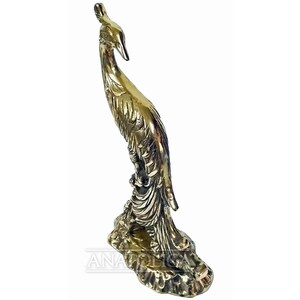 Anatolica Brass Phoenix Statue Fire Bird Figurine Symbol of ...