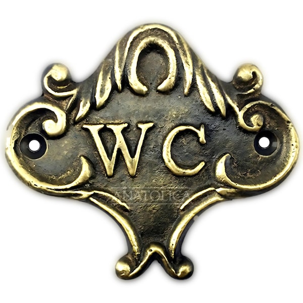 Wc Sign - Etsy