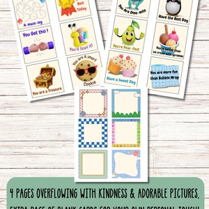Lunch Box Notes for Kids, Kindness Cards, Back to School Notes, Lunch ...