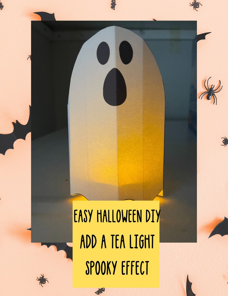 DIY Digital 3D Light up Ghosts, Downloadable and Printable Halloween ...