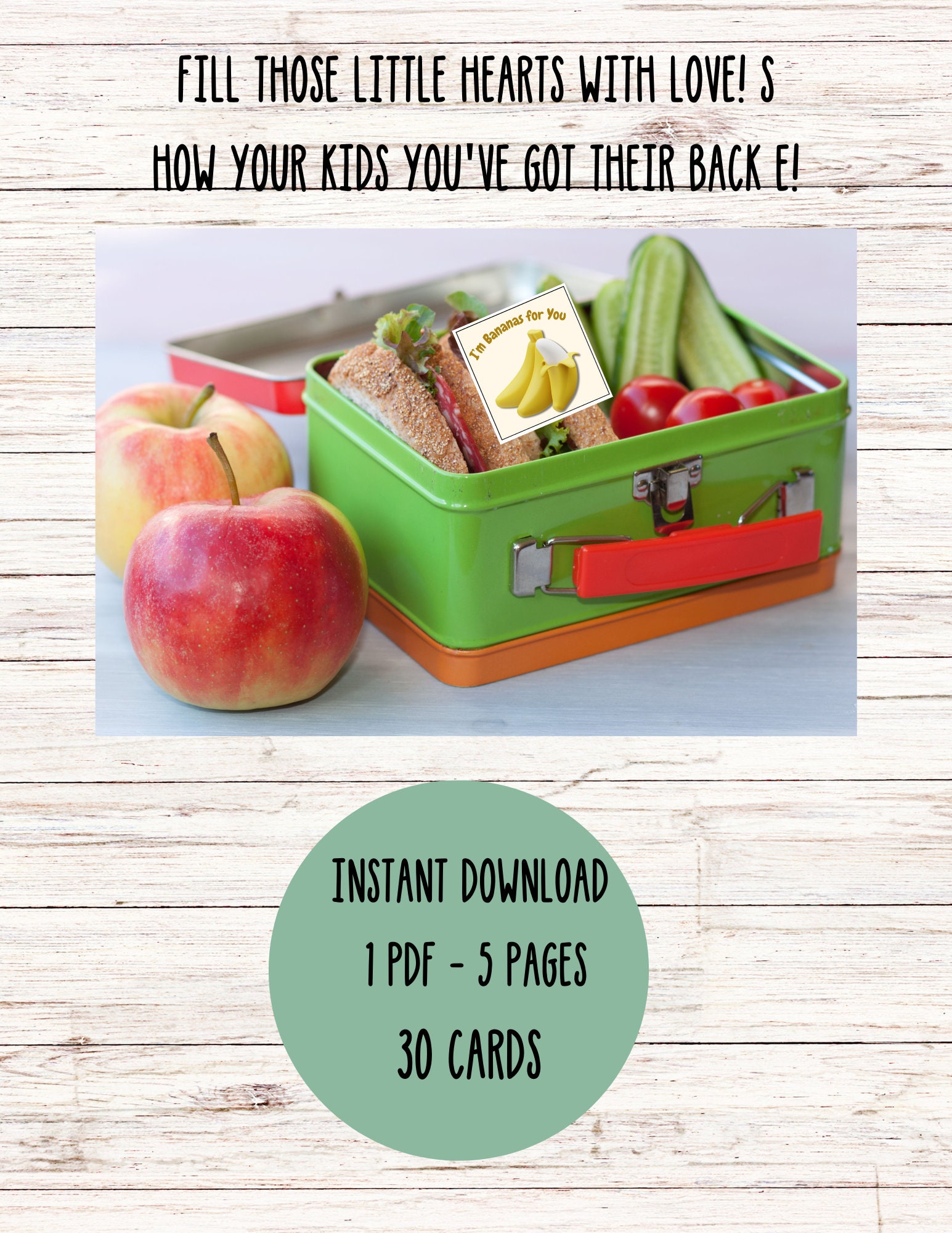 Lunch Box Notes for Kids, Kindness Cards, Back to School Notes, Lunch ...