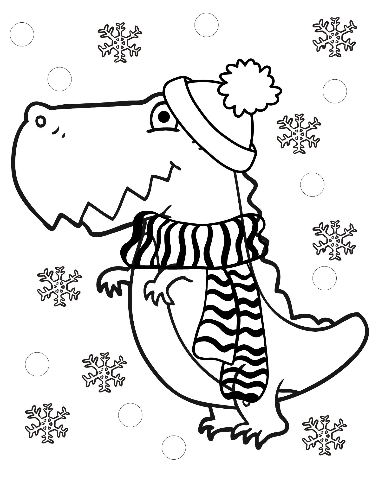 Digital Winter Coloring Pages for Kids of All Ages, Coloring Fun to ...