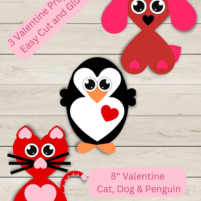 Valentine Paper Bag Decorations - Etsy