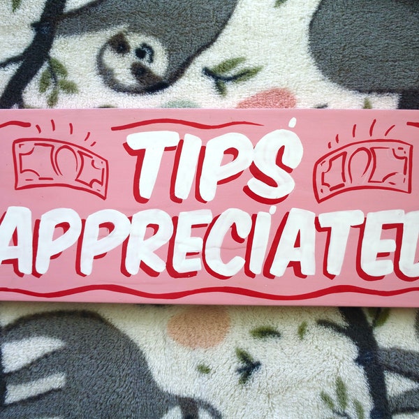 Cash Appreciated Sign - Etsy UK