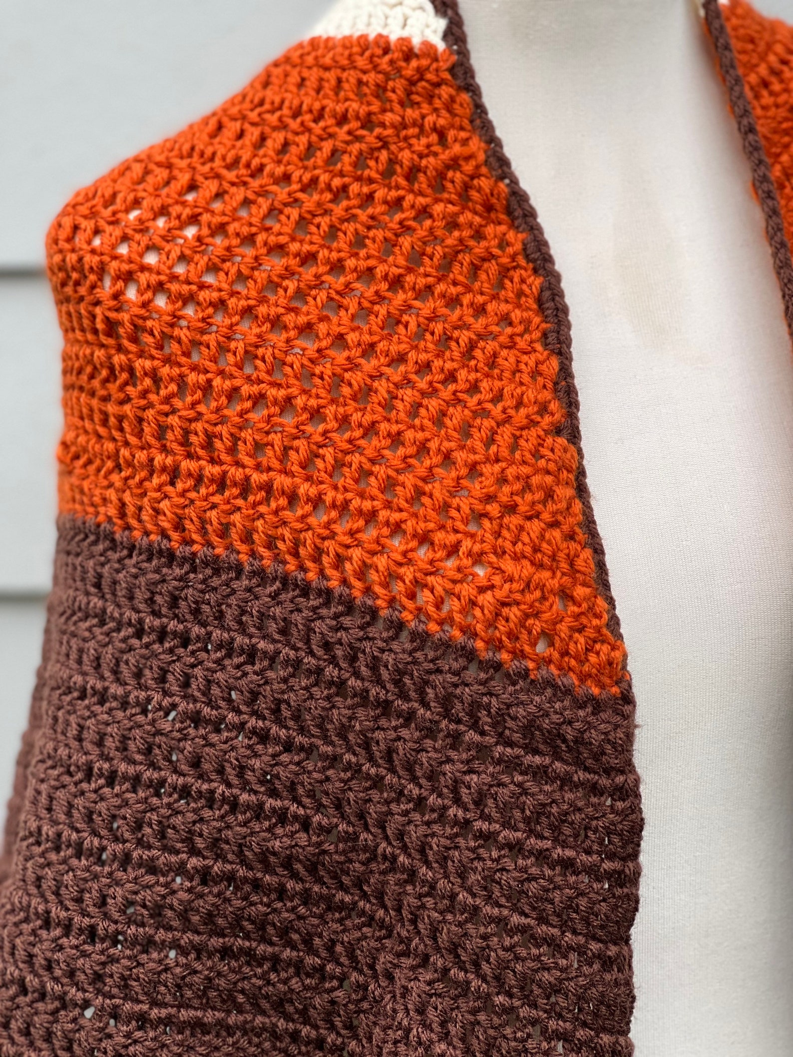 Fall Inspired Crochet Shawl - Etsy