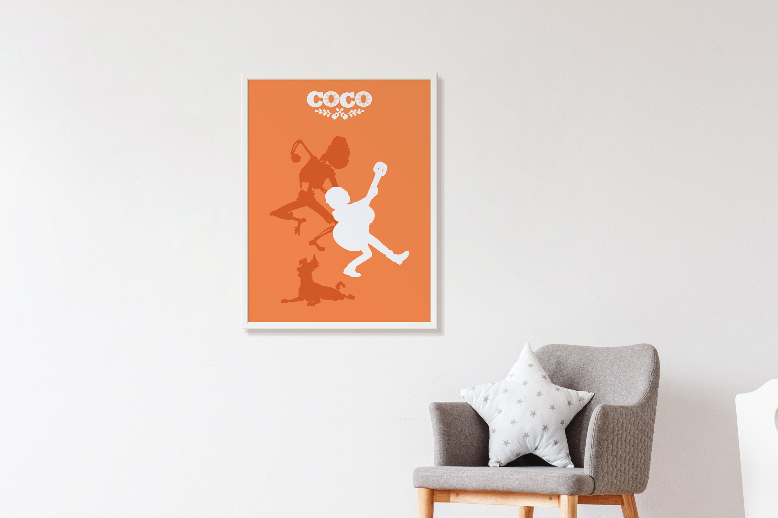 Coco Minimalist Poster Print Pixar - Etsy