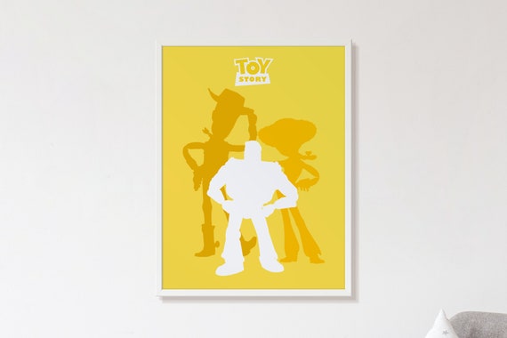 Toy Story Minimalist Poster Print Pixar - Etsy