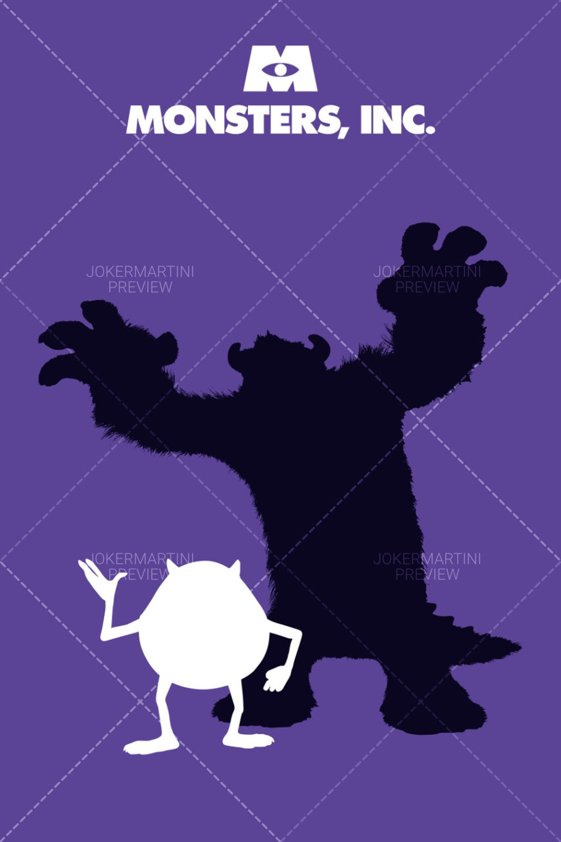 Pixar Poster Set, Print, Digital Download, Toy Story, Monsters Inc, the ...