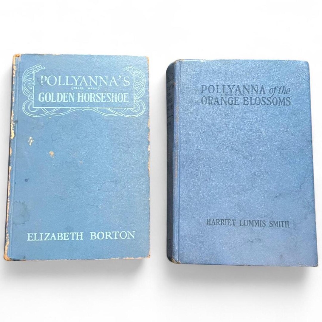 Vintage 1930s 40s Blue Cover Pollyanna Books Set of 2 - Etsy