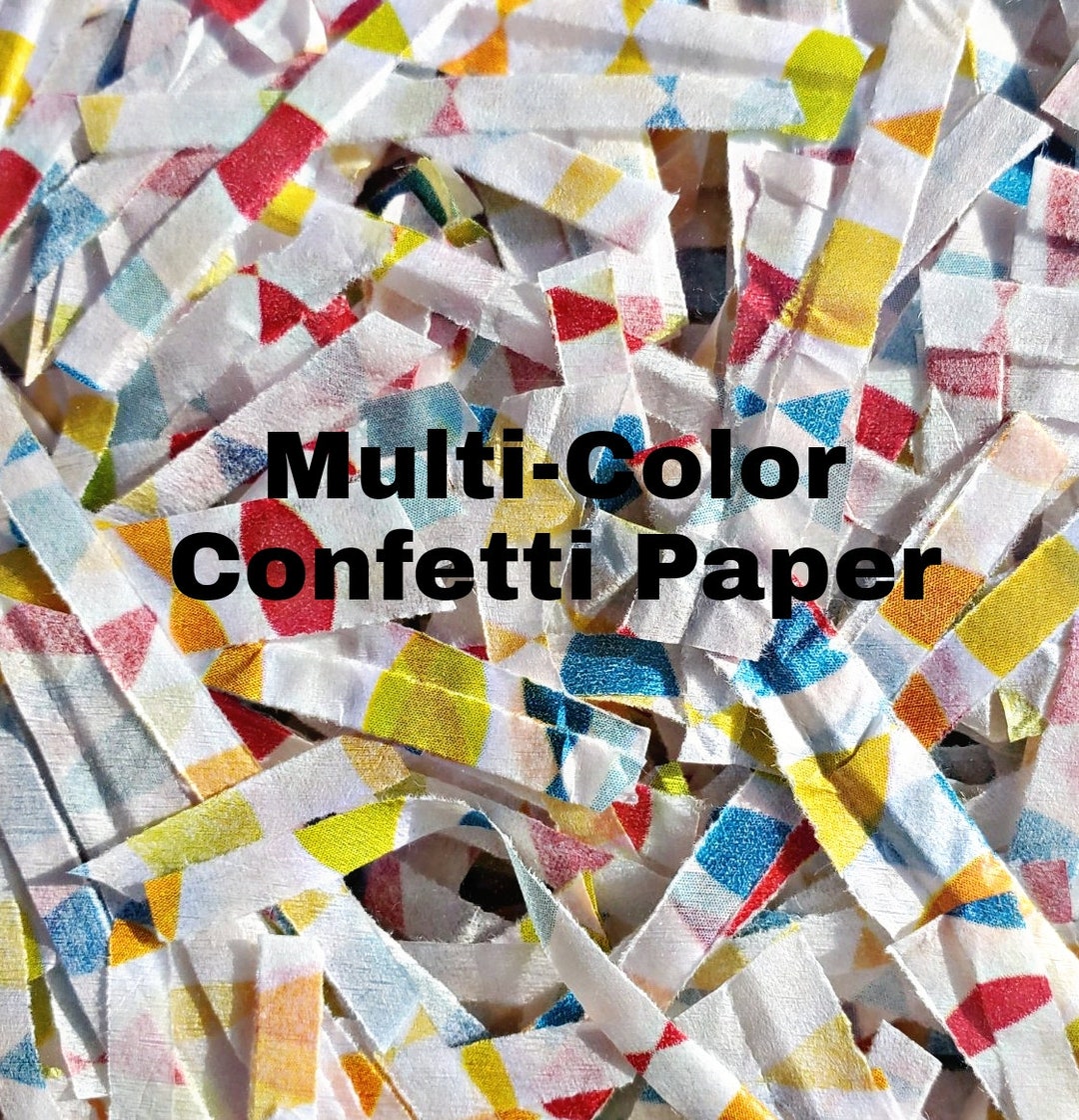 Multi-color Confetti Paper - Etsy