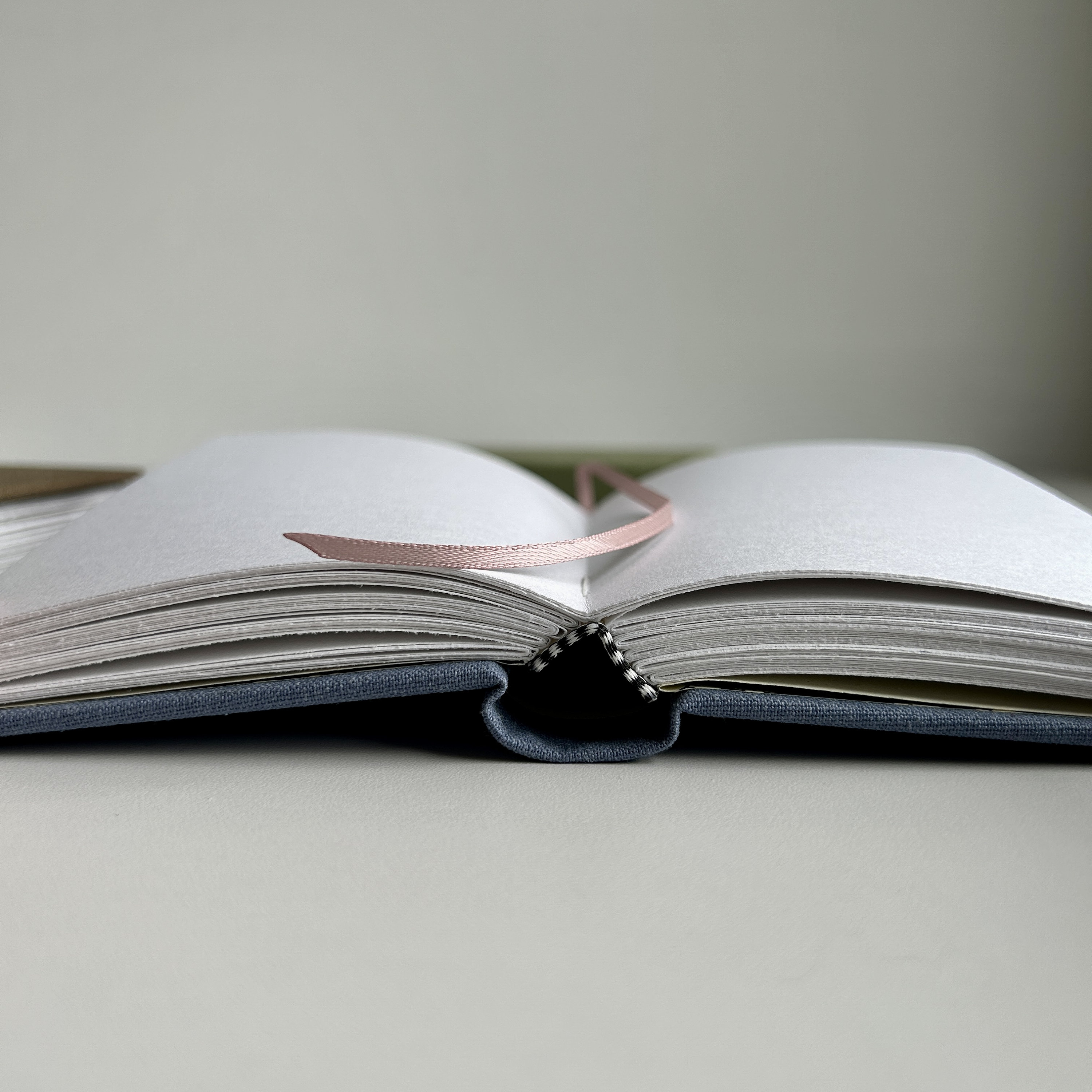 Round Spine Sketchbook, Mixed Media Paper, Artist Journal, Handbound ...