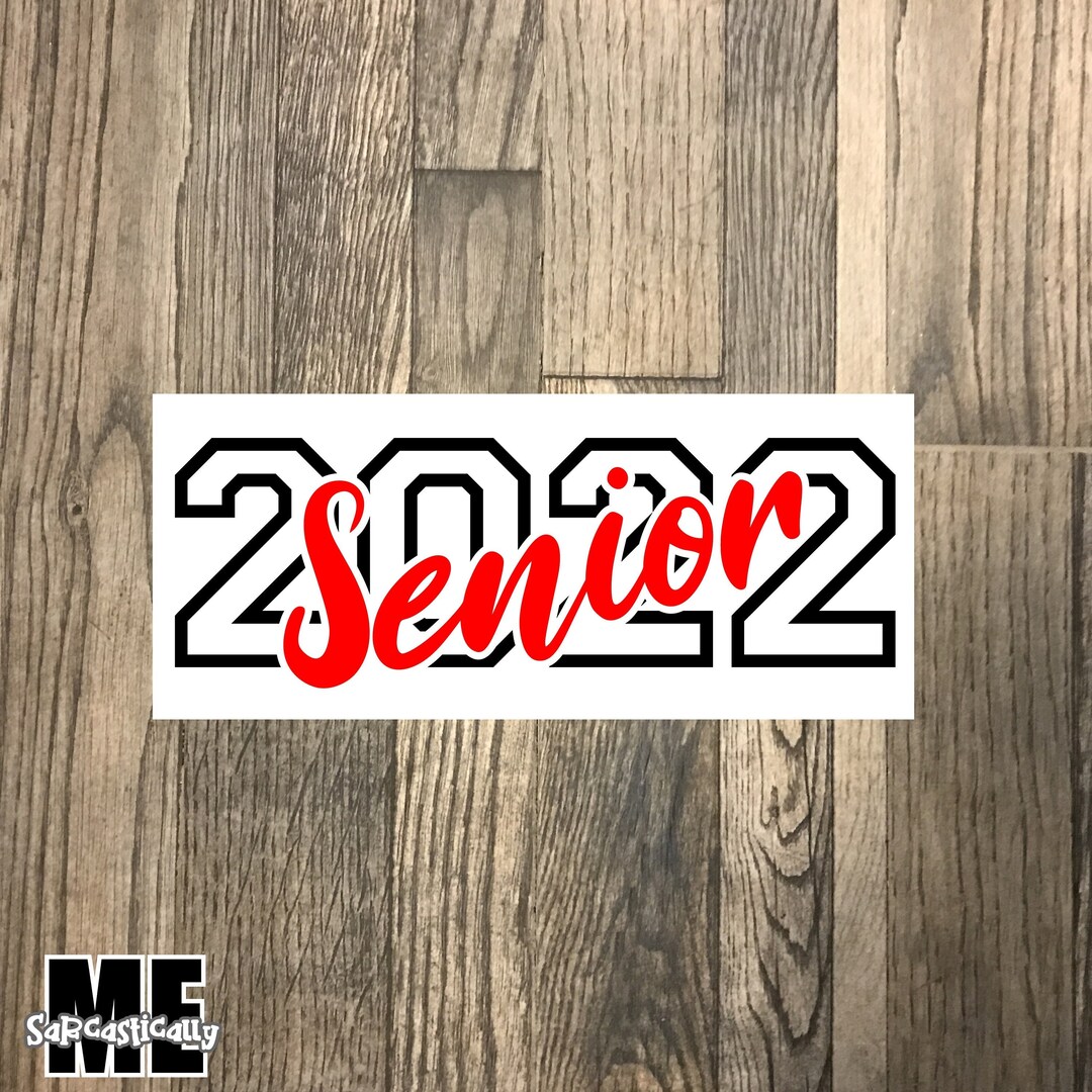 Two Color Senior Class of Decals Customized Senior Year Decal Personal ...