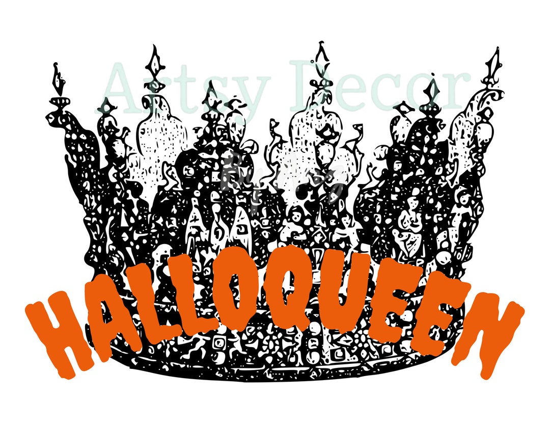 Halloqueen Png Sublimation Image - Etsy