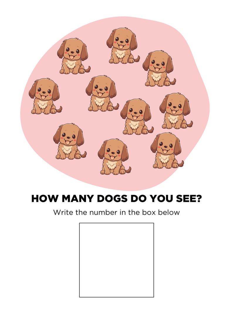 Learn How to Count to 10 Printables for Toddlers | Color, Trace Numbers ...