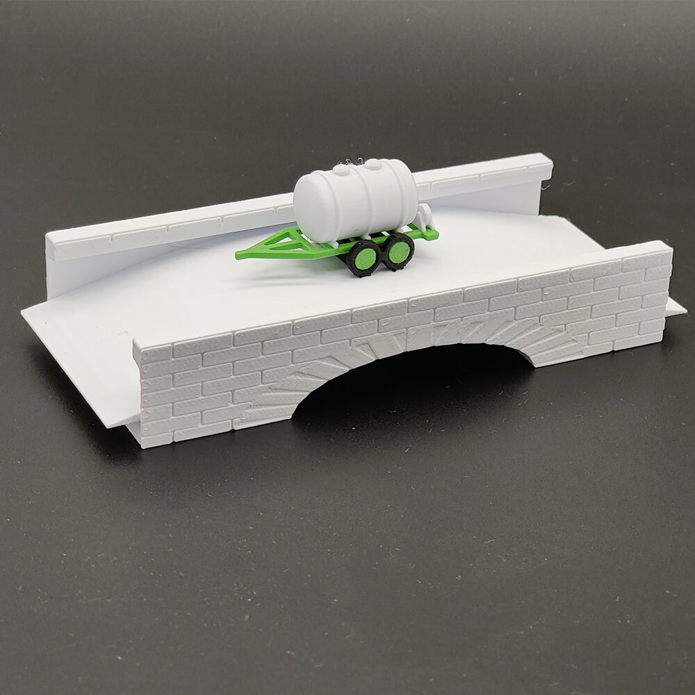 HO Scale Road Bridge 3D Printed H*O 1:87 - Etsy