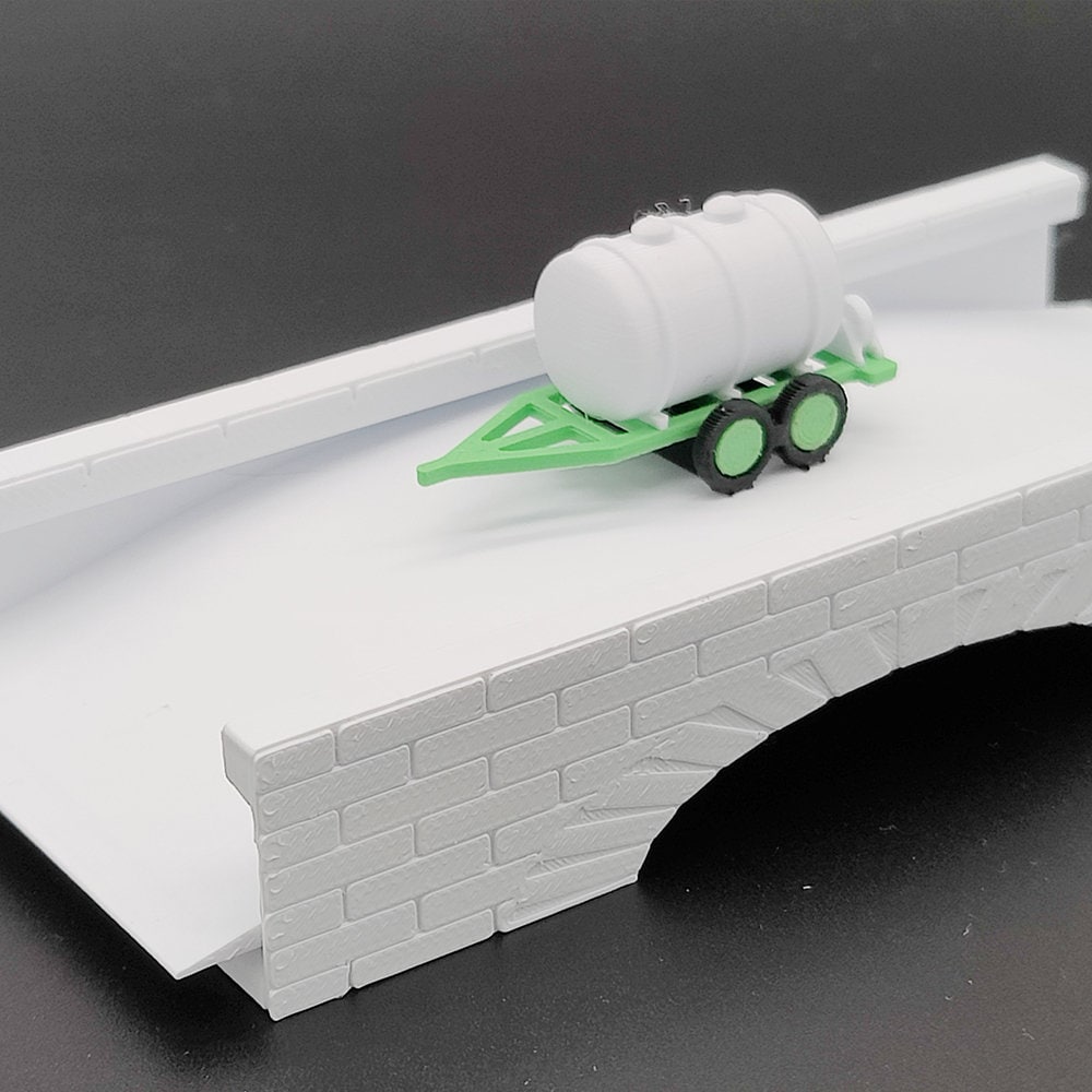 HO Scale Road Bridge 3D Printed H*O 1:87 - Etsy