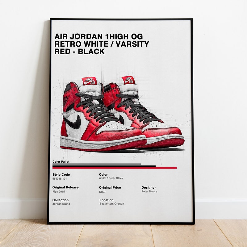 Air Jordan Decor - Etsy