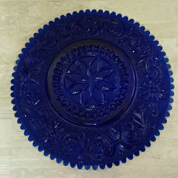 Cobalt Blue Plate - Etsy