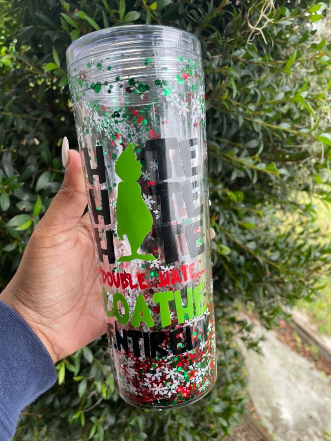 Snow Globe Tumbler | Snow Globe | Grinch | Mr. Grinch | Grinch Tumbler ...