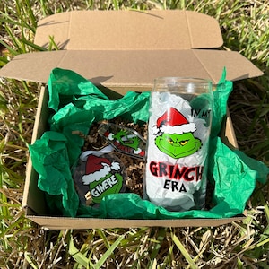 Grinch Box | Custom Box | Christmas Gift | Grinch Ornament | Grinch ...
