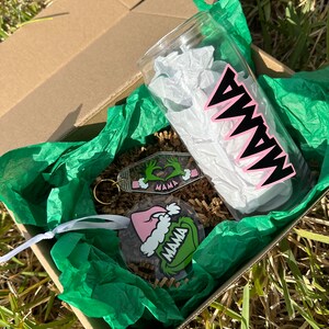 Grinch Box | Custom Box | Christmas Gift | Grinch Ornament | Grinch ...