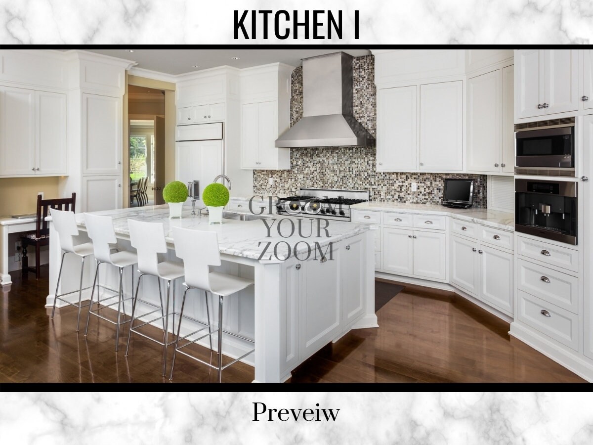 Kitchen I Zoom Background - 4 Virtual Backgrounds for Video Call | Home ...