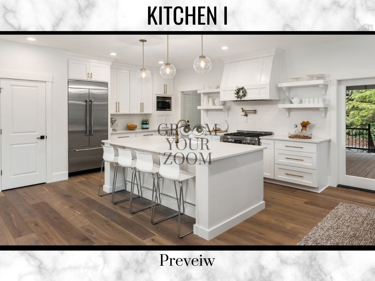 Kitchen I Zoom Background - 4 Virtual Backgrounds for Video Call | Home ...