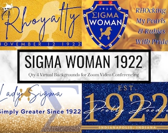 Delta Woman Zoom Background 4 Virtual Backgrounds for Video | Etsy