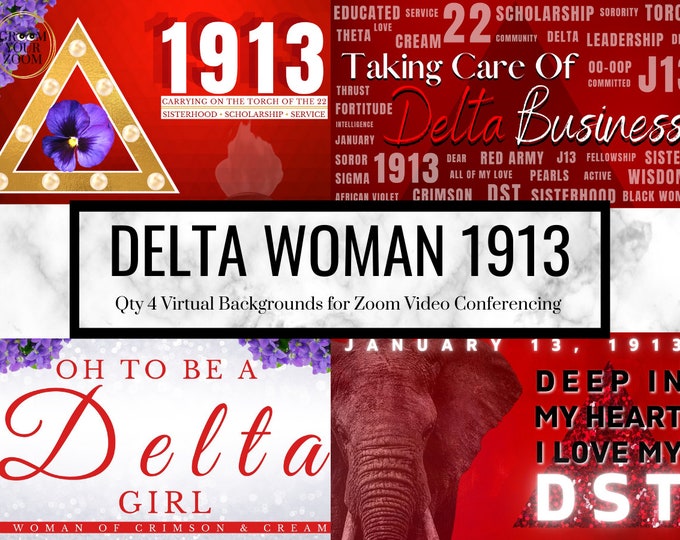 Delta Woman Zoom Background - 4 Virtual Backgrounds for Video Call ...