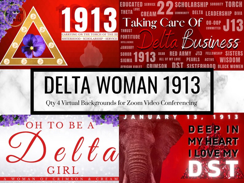 Delta Woman Zoom Background - 4 Virtual Backgrounds for Video Call ...