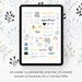 Undated Blue Floral Digital Planner Goodnotes With Hyperlinks, Digital ...