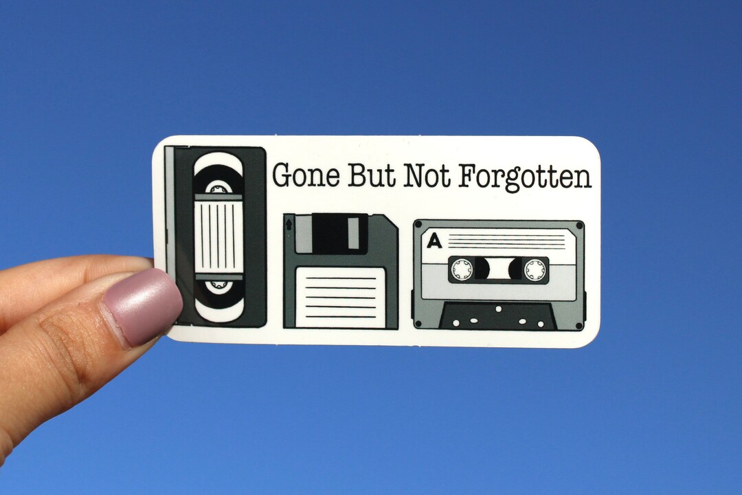Gone but Not Forgotten - Vinyl Sticker - Old School - Etsy