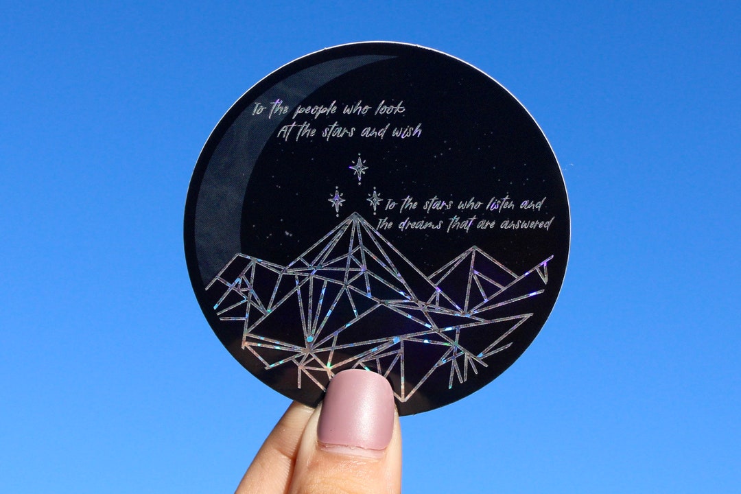 To the Stars Who Listen Vinyl Sticker ACOTAR - Etsy