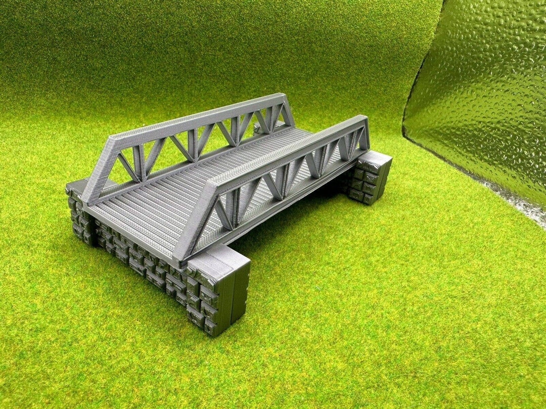 Ho Scale Single Lane Bridge 40’ 3D PRINTED 1:87 - Etsy