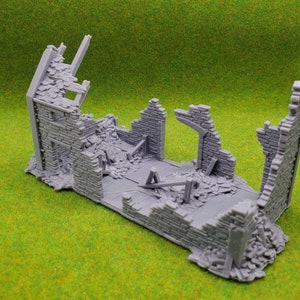 HO Scale Destroyed Cattleshed 1:87 Scale 3D Print Grimdale Destroyed ...