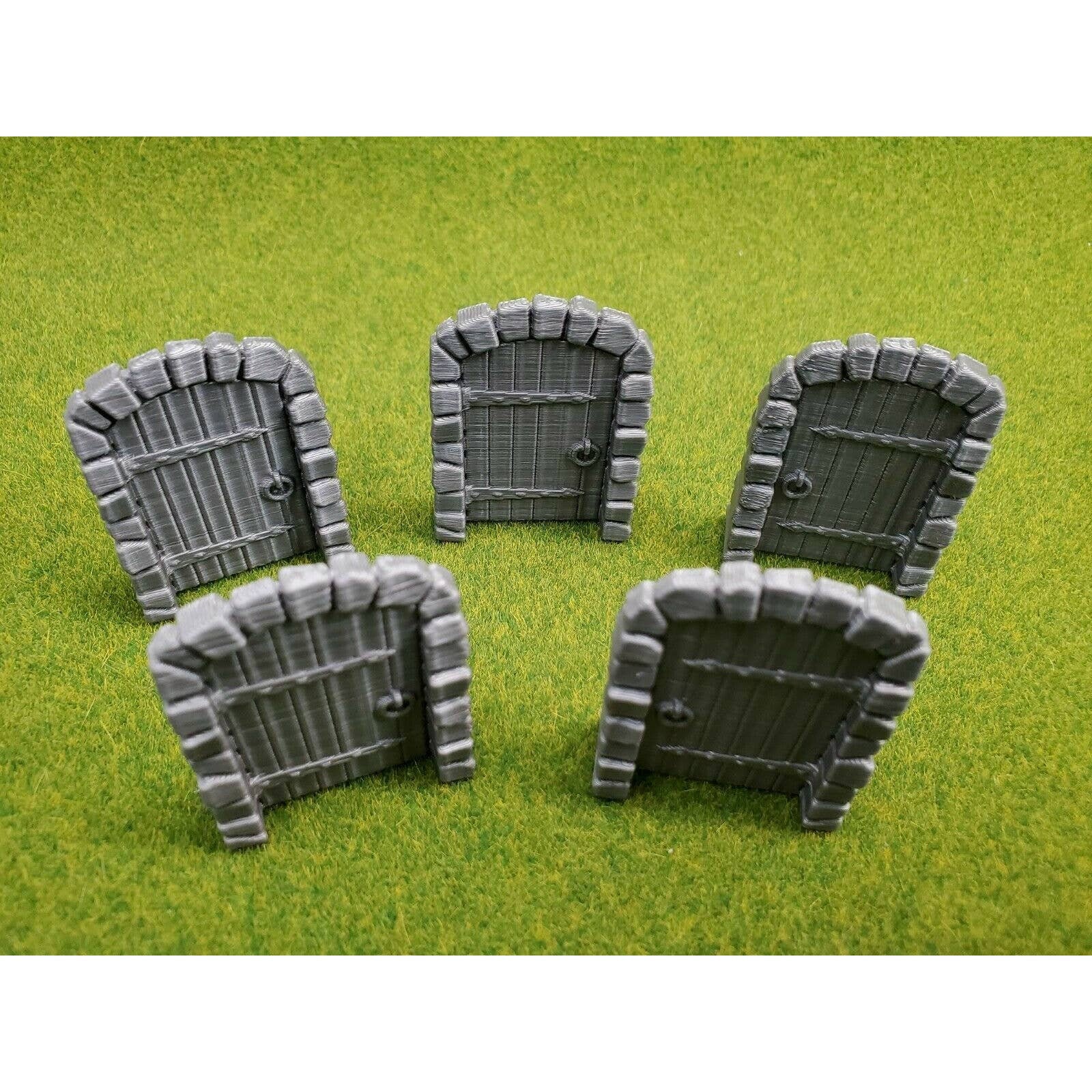3d Print Table Top Game Dungeon Doors X5 - Etsy