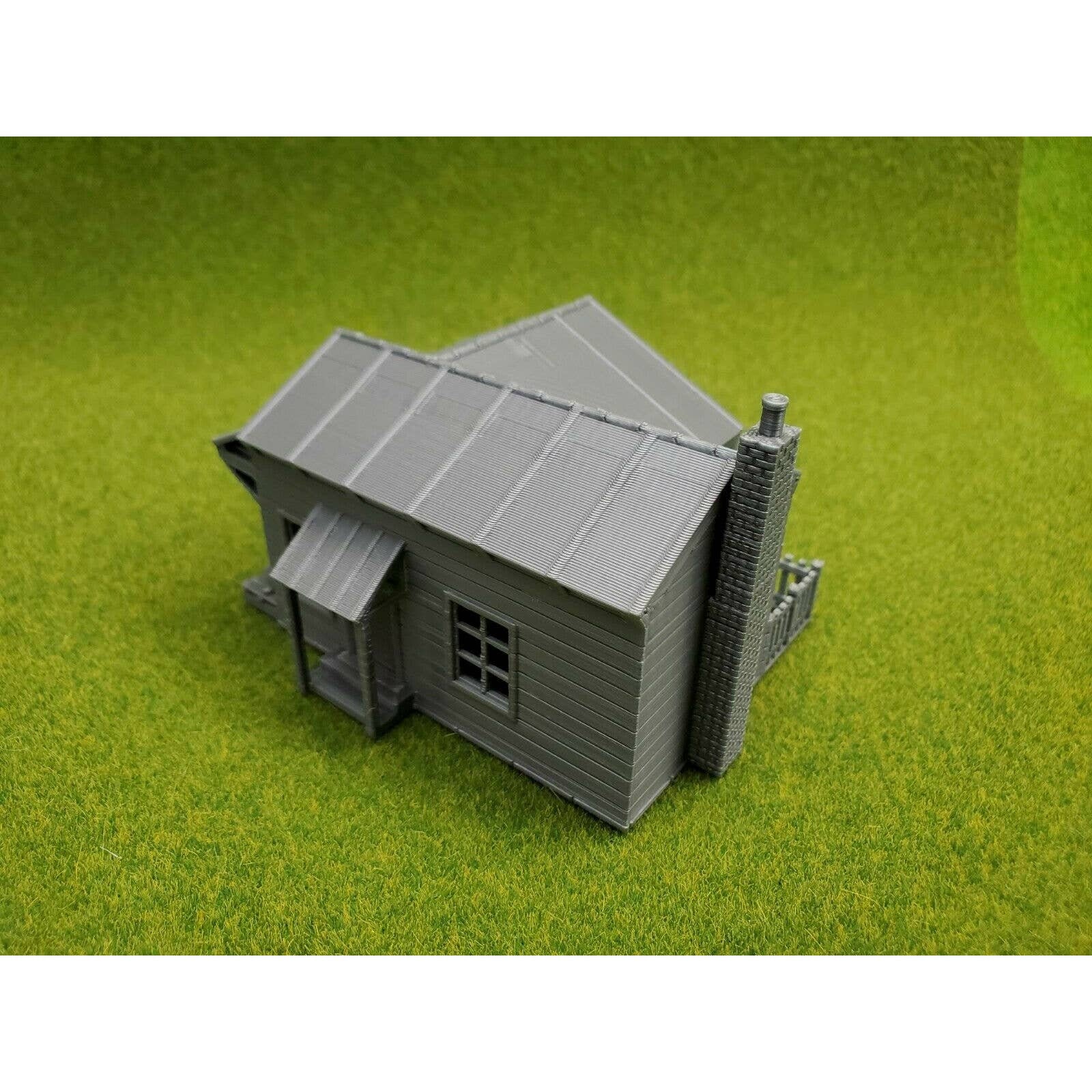 HO Scale House With Picket Fence 1:87 Scale 3D Print - Etsy