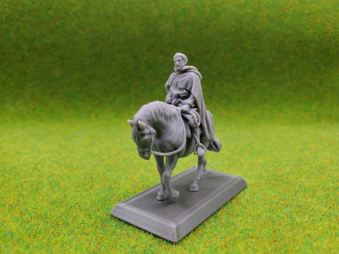 Reconquer Designs Medieval War Game 28mm Horseman Mounted Priest - Etsy